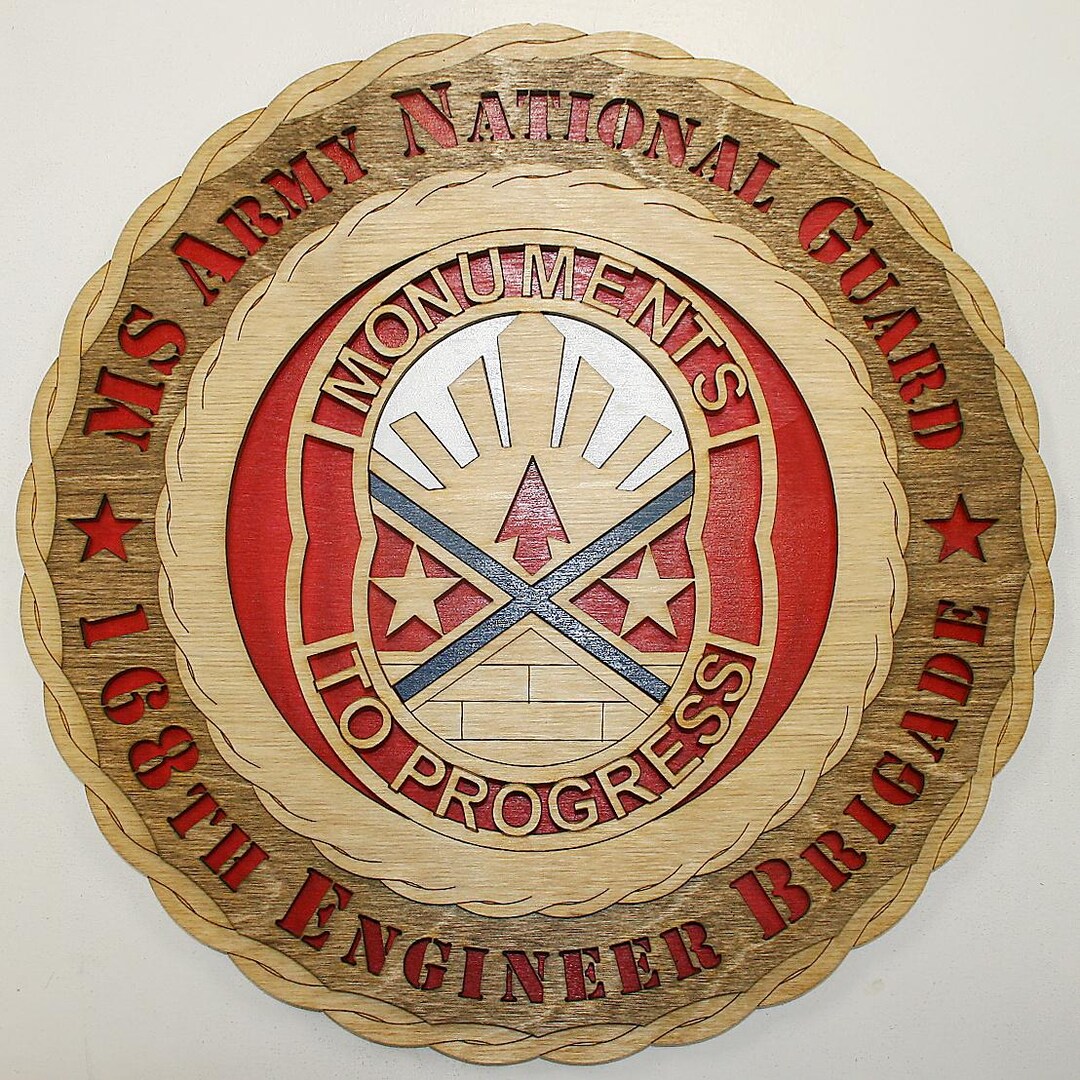 168th Engineer Brigade Wall Tribute - Etsy