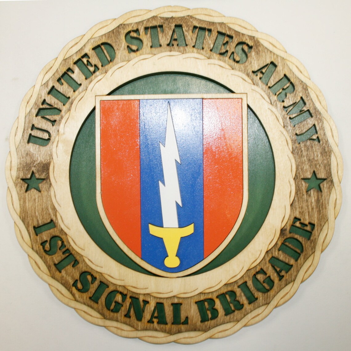 12 and 18 Army 1st Signal Brigade Wall Tribute | Etsy