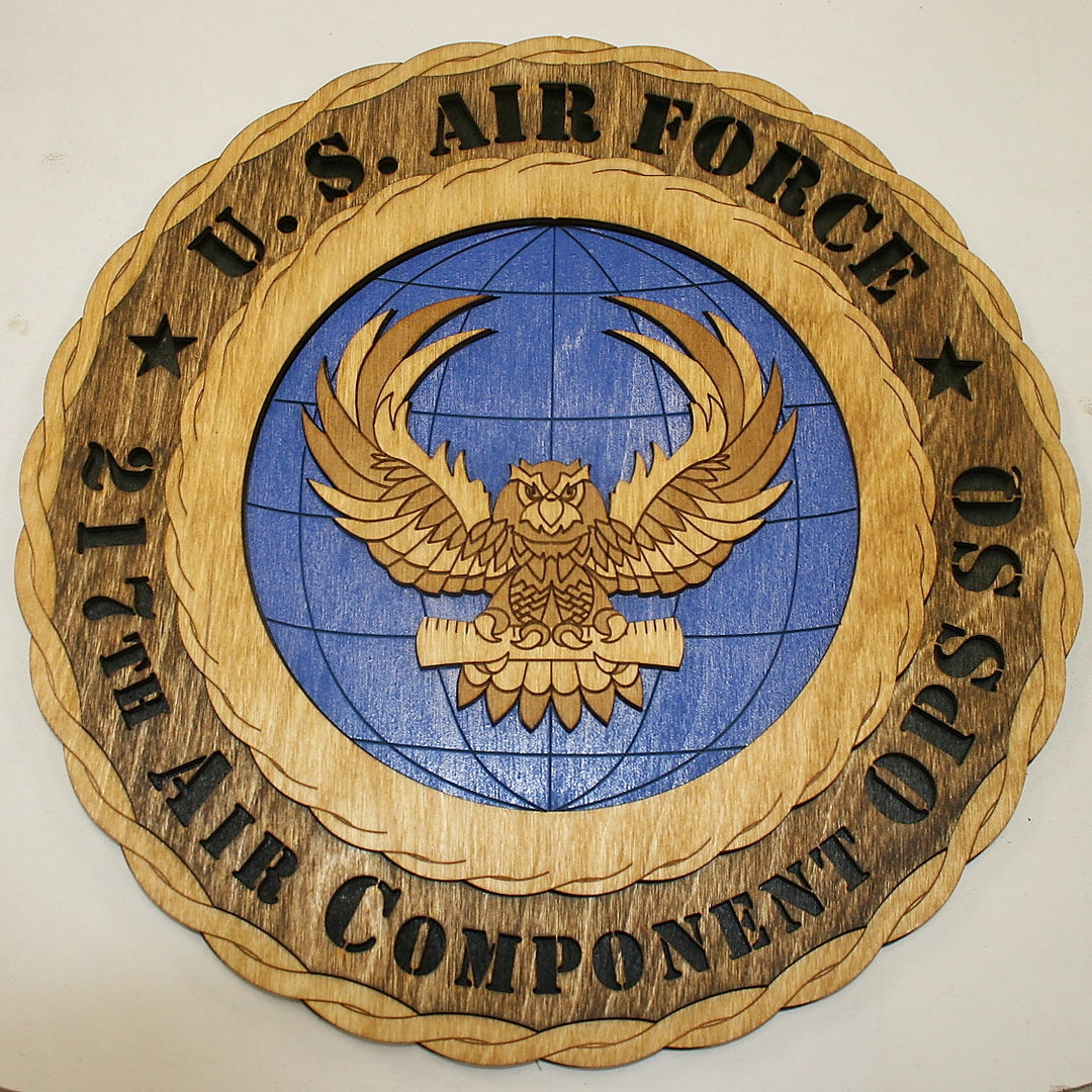 12" and 18" Air Force 217th Air Ops Wall Tribute - Etsy