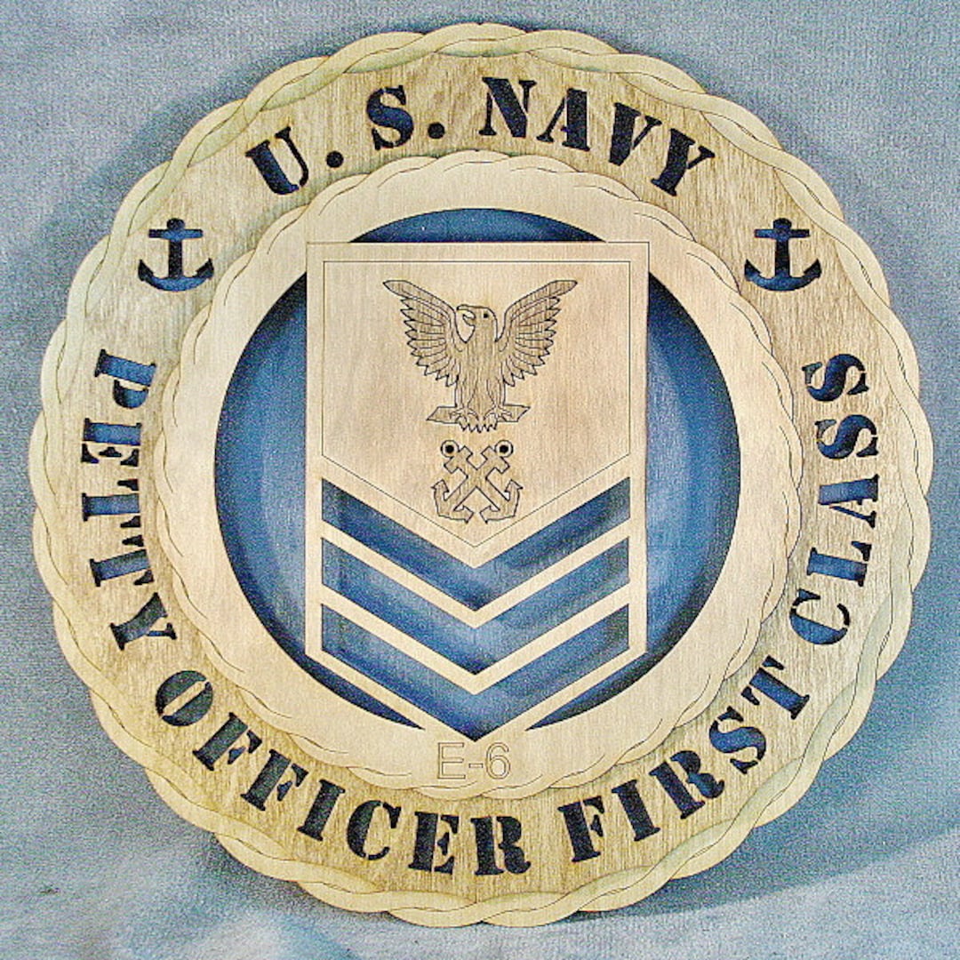 Navy Petty Officer 1st Class Wall Tribute - Etsy