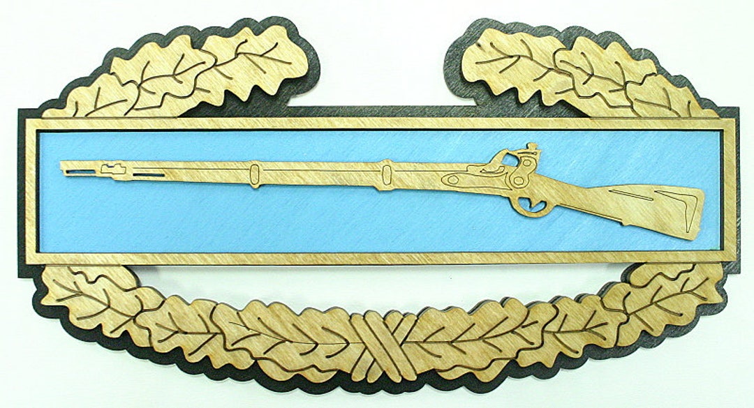 Combat Infantry Badge Wall Plaque: Military Tribute - Etsy