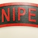 Large 18 Inch Sniper Tab Red/black - Etsy