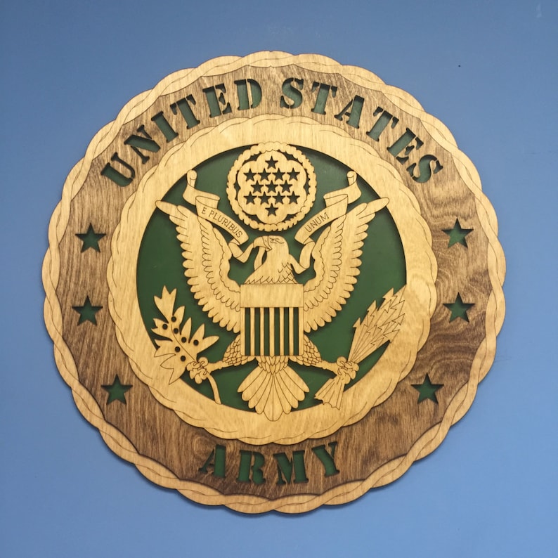 Custom Large 18 Wood US Army Wall Tribute FREE | Etsy