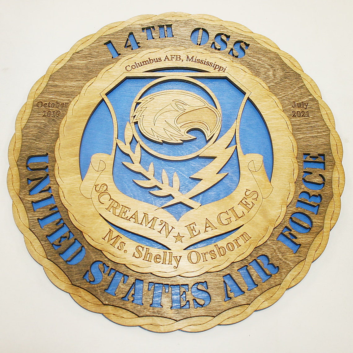 12 and 18 Air Force 14th OSS Wall Tribute - Etsy