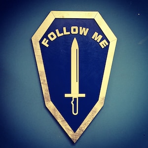 24" US Army Infantry "follow Me" Patch - Wall Tribute - FREE SHIPPING ...