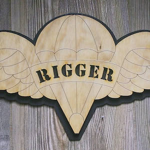 Army Rigger Wings Wall Plaque - FREE SHIPPING - Etsy
