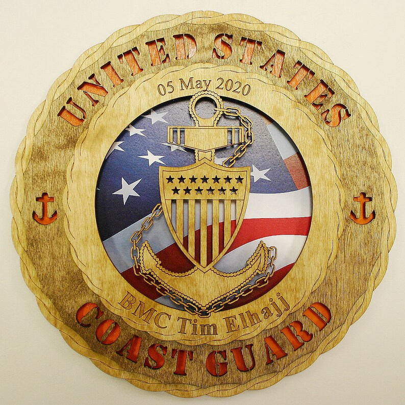 Custom 12or 18 Navy Senior Chief Wall Tribute | Etsy