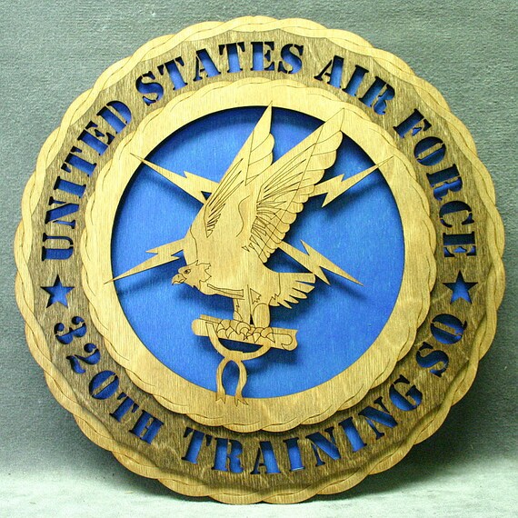 Custom 12 Wood Air Force 320th Training SQ Wall | Etsy