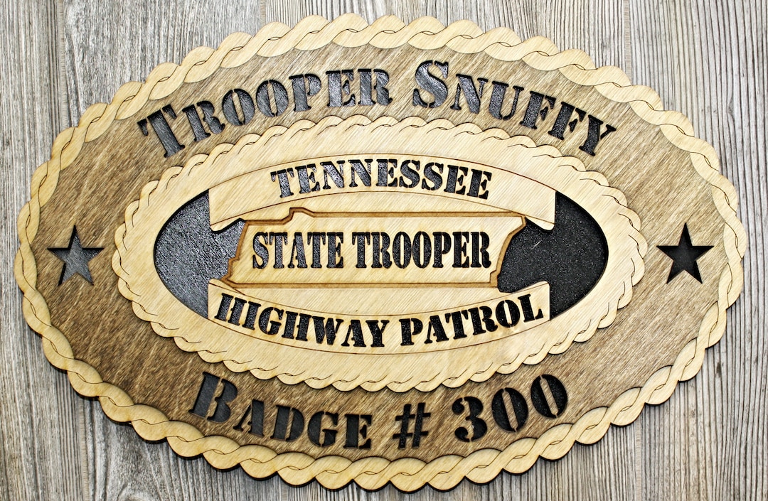 Tennessee State Police Wall Tribute - Etsy