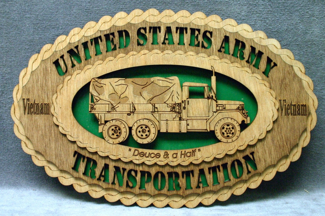 Army Deuce and a Half Wall Tribute - FREE SHIPPING - Etsy
