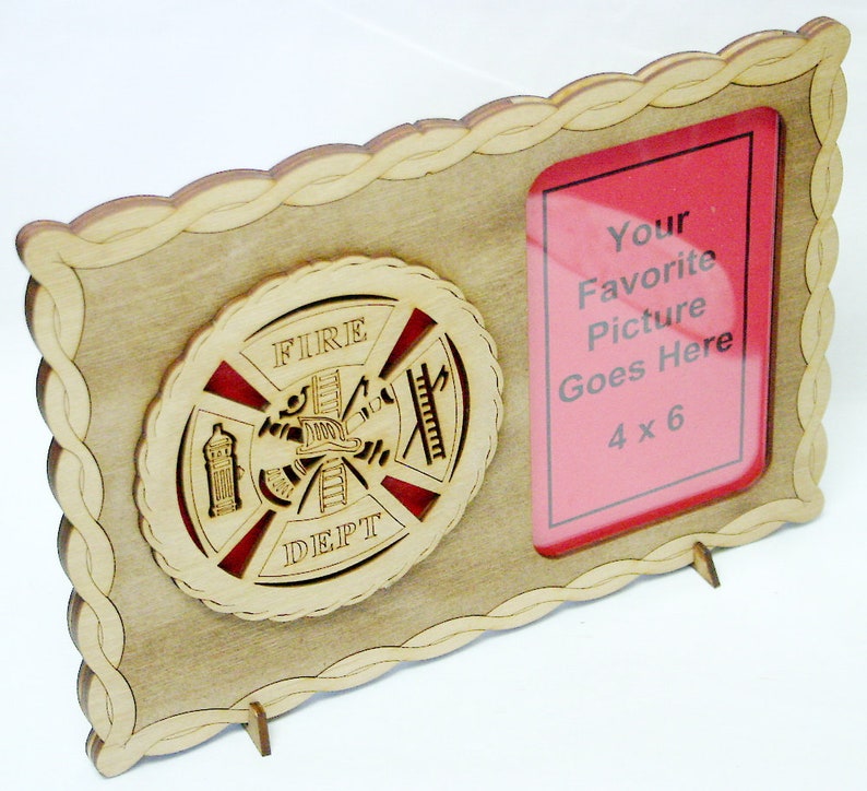 Custom 8x12 Firefighter Picture Frame FREE SHIPPING - Etsy