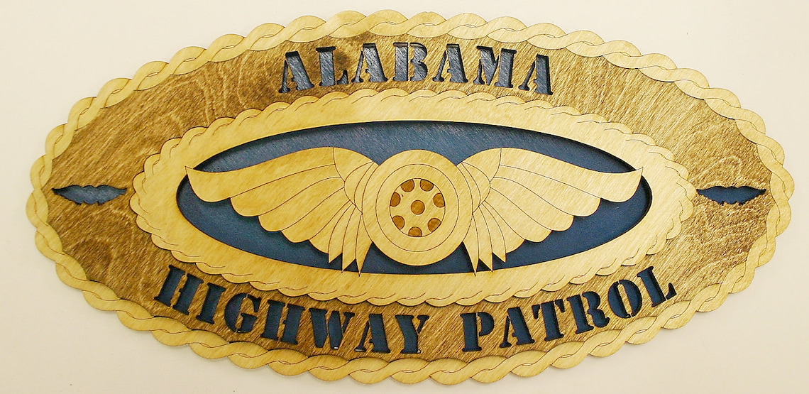 Alabama Highway Patrol Large Oval Wall Tribute Free Shipping - Etsy