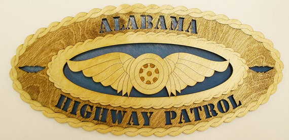 Alabama Highway Patrol Large Oval Wall Tribute Free Shipping - Etsy