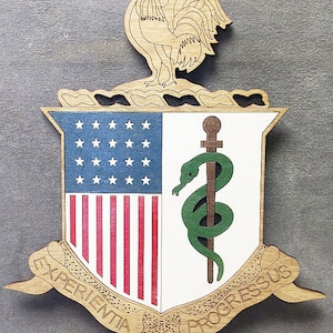 Custom Army AMEDD Crest | Etsy