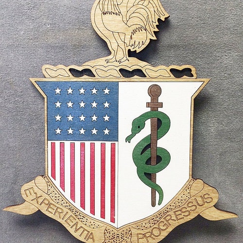 Custom Army AMEDD Crest | Etsy