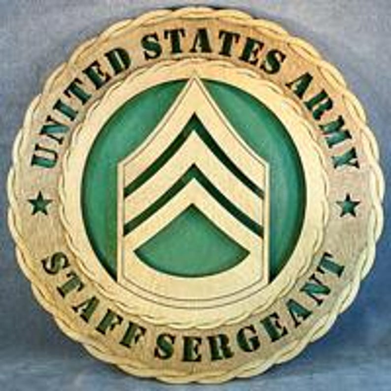 Army Staff Sergeant Rank - Etsy