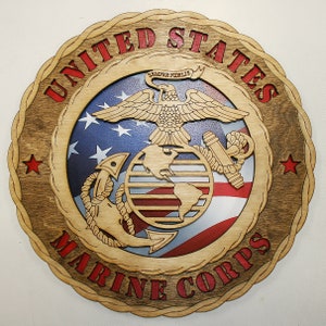 Marine Corps EGA Wall Tribute - Etsy