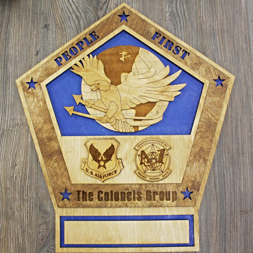 Pentagon Colonels Group Wall Tribute - Etsy