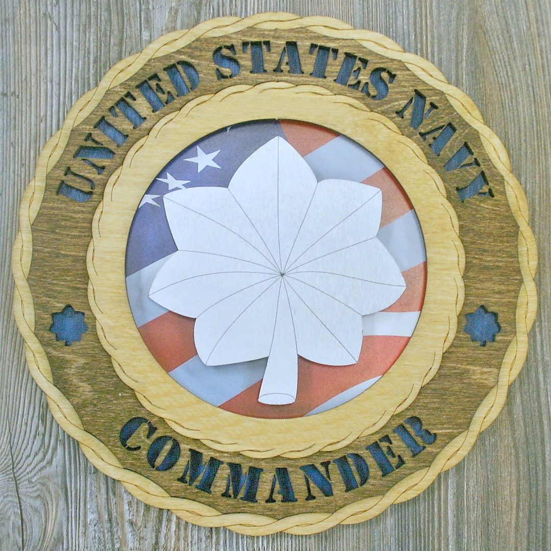 Navy Commander Wall Tribute - Etsy
