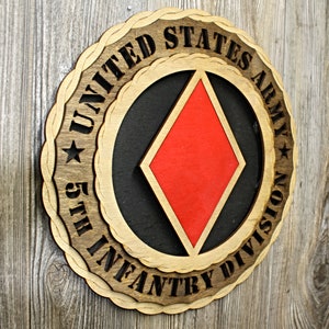 5th Infantry Division Wall Tribute - Etsy