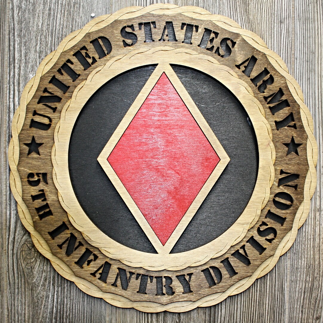 5th Infantry Division Wall Tribute - Etsy