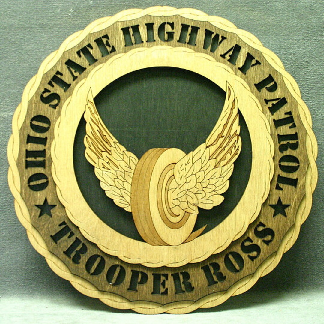 Ohio State Police Wall Tribute - Etsy