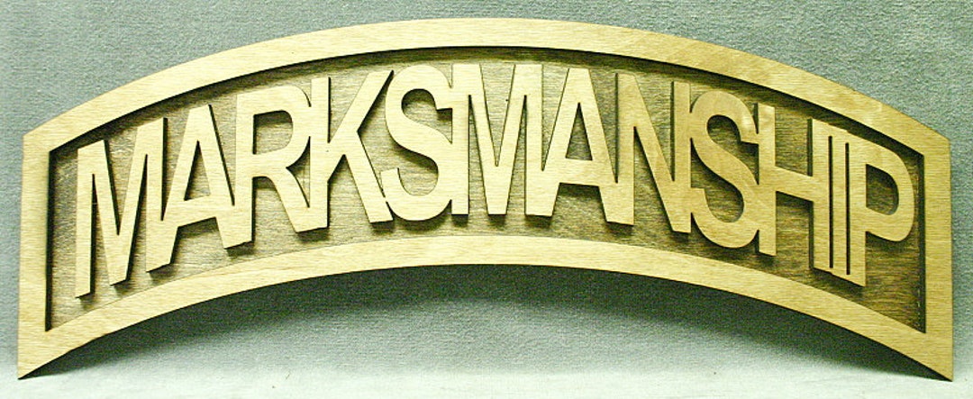 Large 18 Inch Marksmanship Tab - Etsy