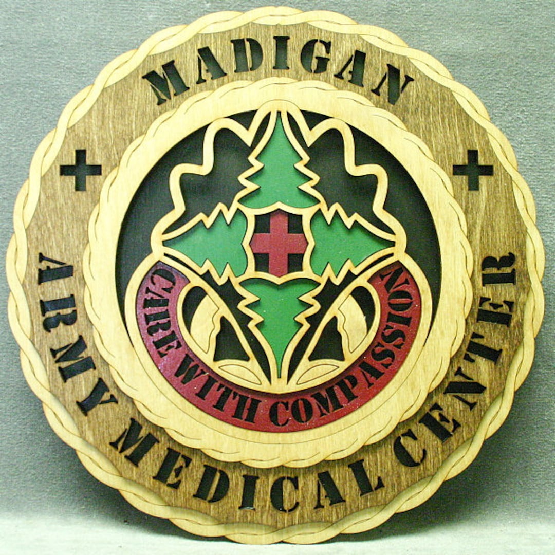 Army Madigan Army Medical Center Wall Tribute - FREE SHIPPING - Etsy