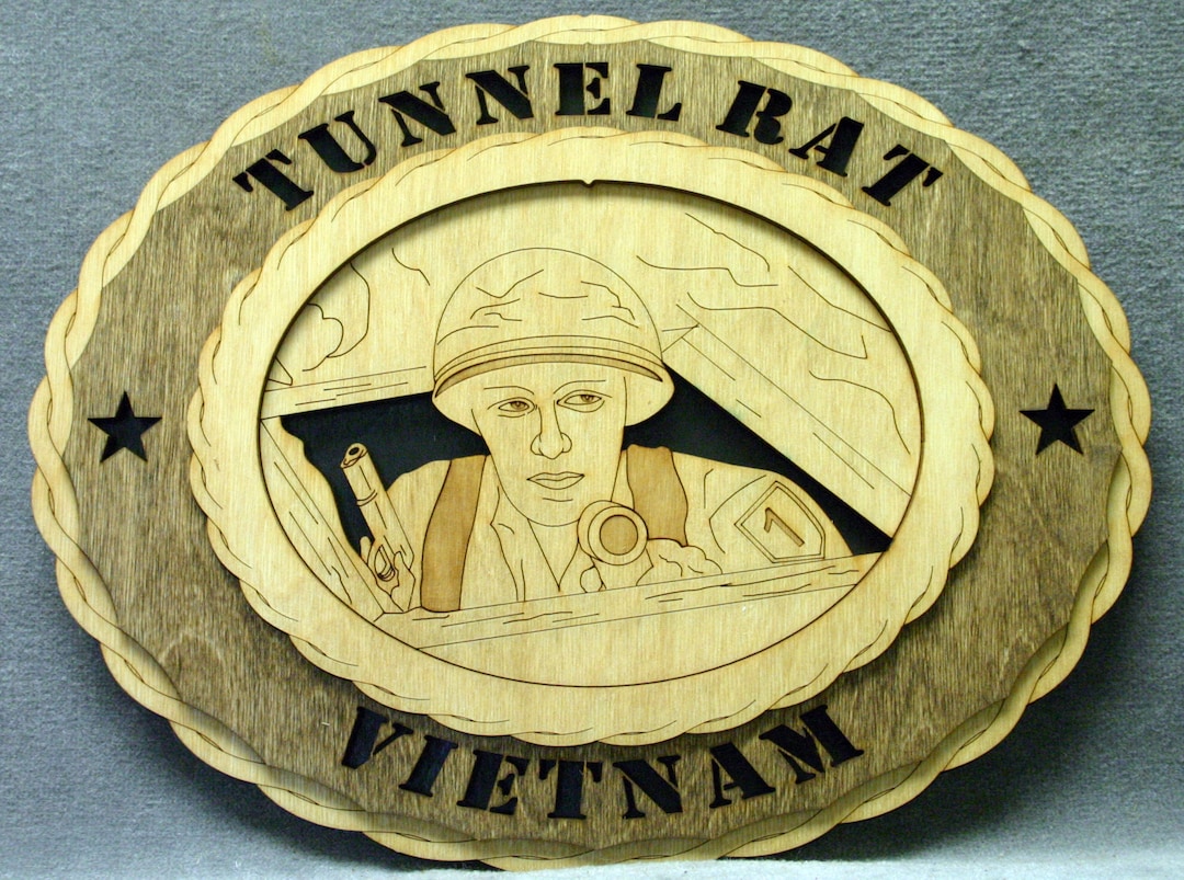 Army Tunnel Rat Vietnam Wall Tribute - FREE SHIPPING - Etsy