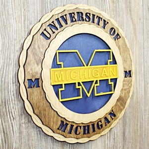 University of Michigan Wall Tribute - Etsy