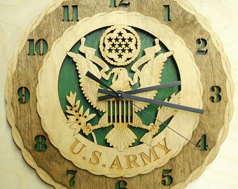Custom 12 U.s.navy Seabees Dozer Wall Clock | Etsy