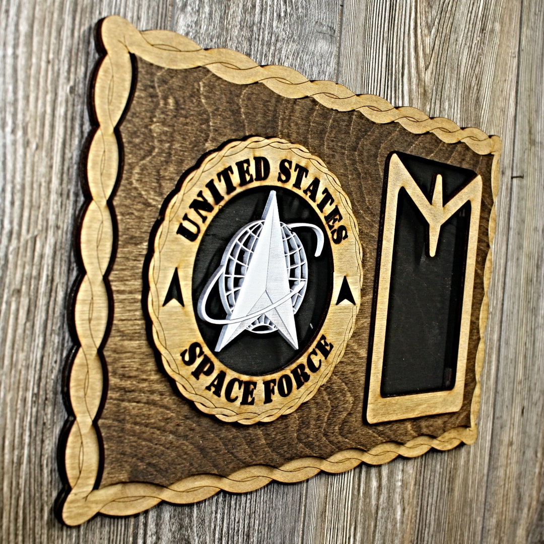 Custom 12 X 8 Space Force Dog Tag Display - Free Shipping - Etsy
