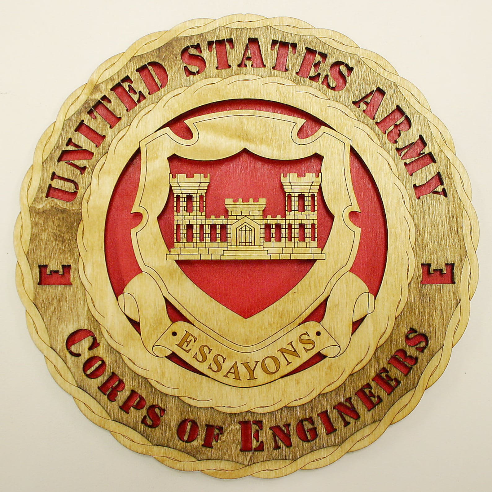 Custom 12or 18 Army Engineer Crest Wall Tribute | Etsy