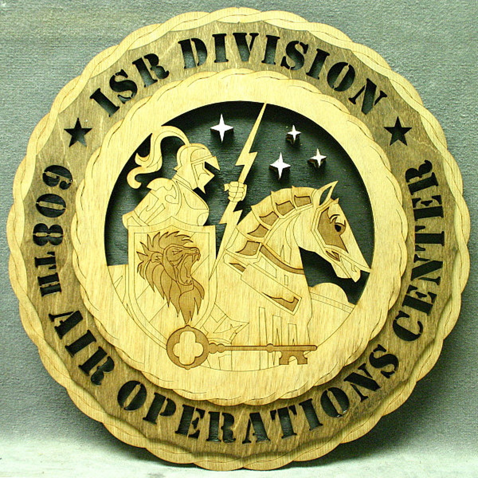 Custom 12 Wood US Air Force 608th AOC ISR Division Free - Etsy