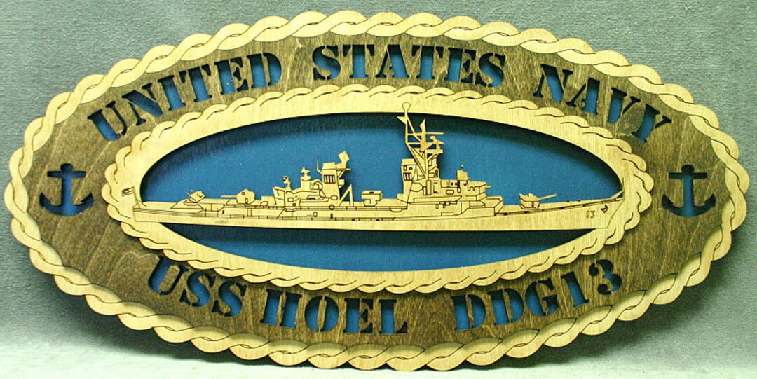 USS Hoel DDG13 Xlgov Wall Plaque - Etsy