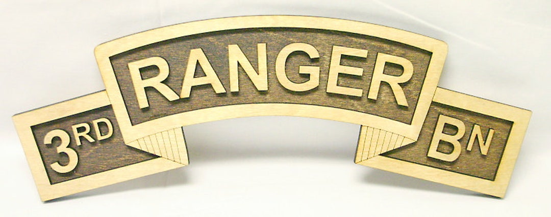 Large 18 Inch Ranger Scroll 3rd Bn - Etsy
