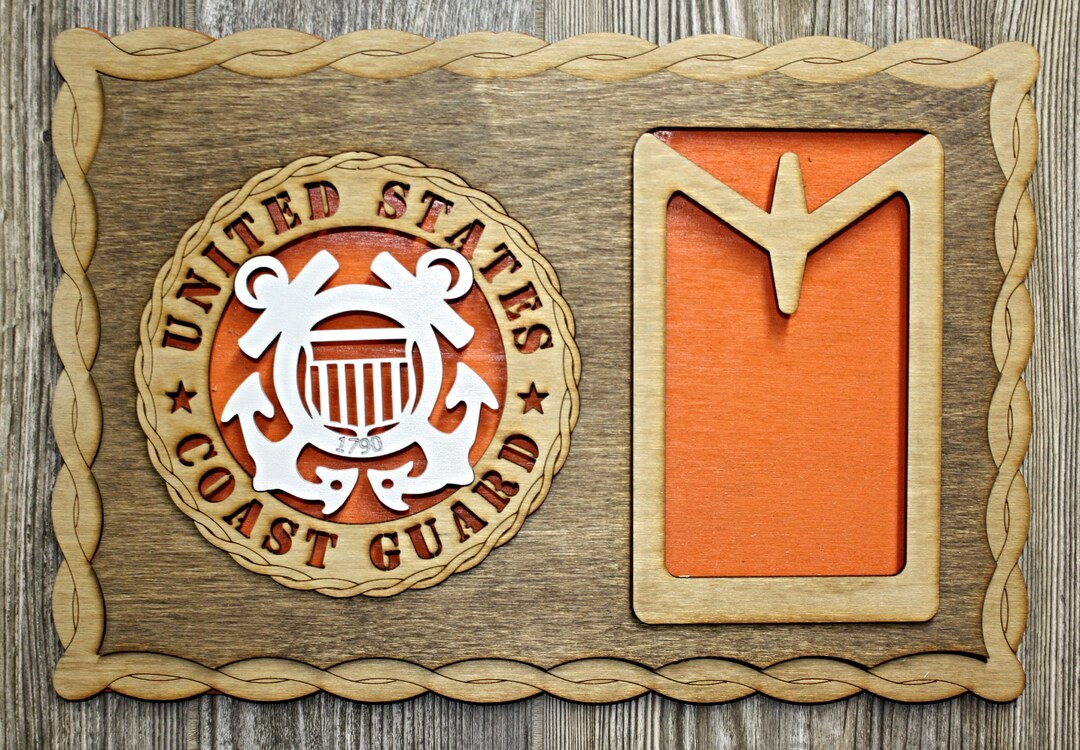 Custom 12 X 8 Coast Guard Dog Tag Display - Free Shipping - Etsy