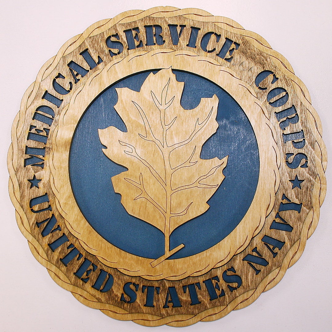 12" and 18" Navy Medical Service Corps Wall Tribute - Etsy