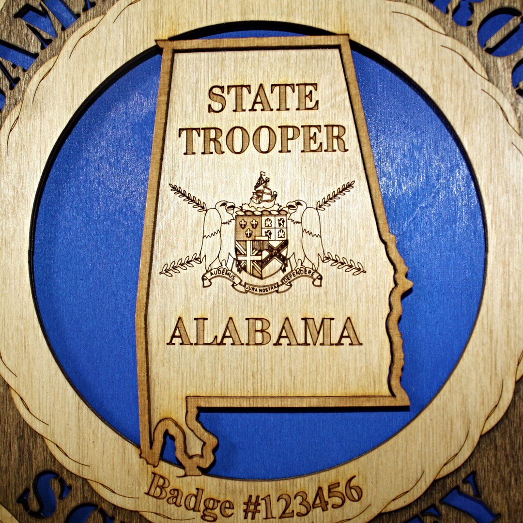 Alabama State Police Wall Tribute - Etsy