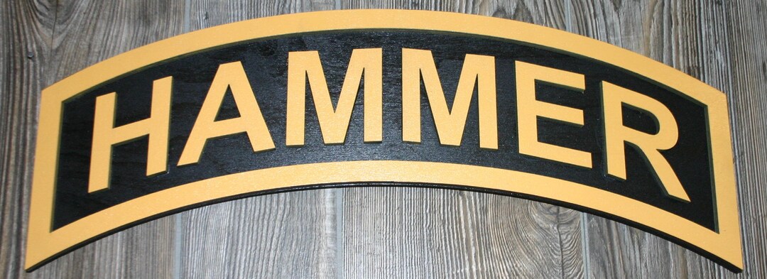 18" HAMMER Tab - Etsy