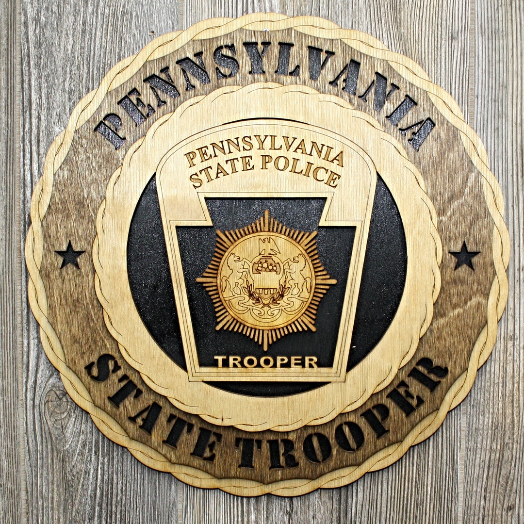Pennsylvania State Police Wall Tribute - Etsy