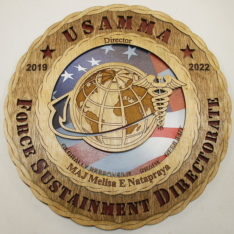 12 and 18 USAMMDA Wall Tribute - Etsy