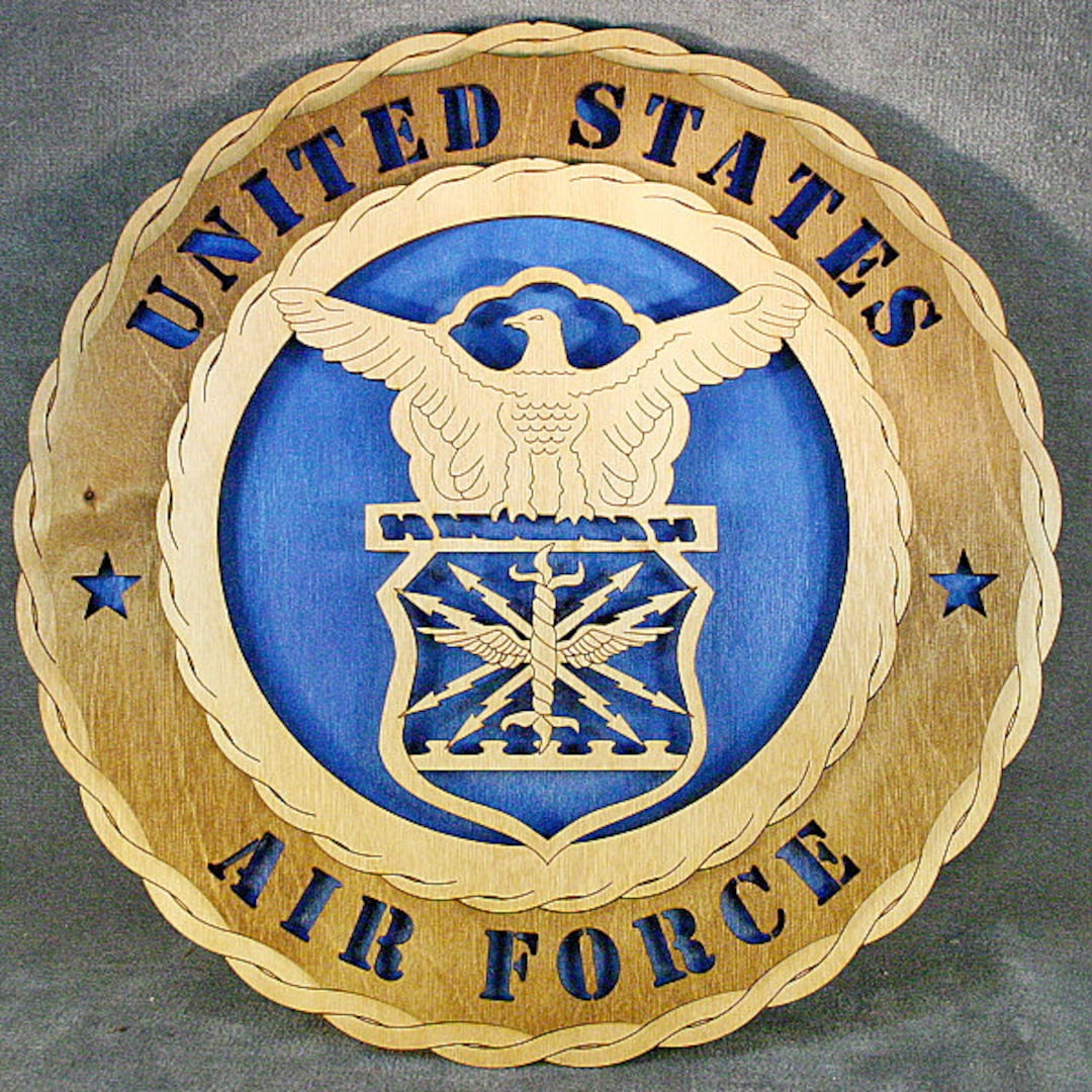 12" and 18" Air Force Wall Tribute - Etsy