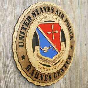 12" and 18" Air Force Barnes Center Wall Tribute - Etsy