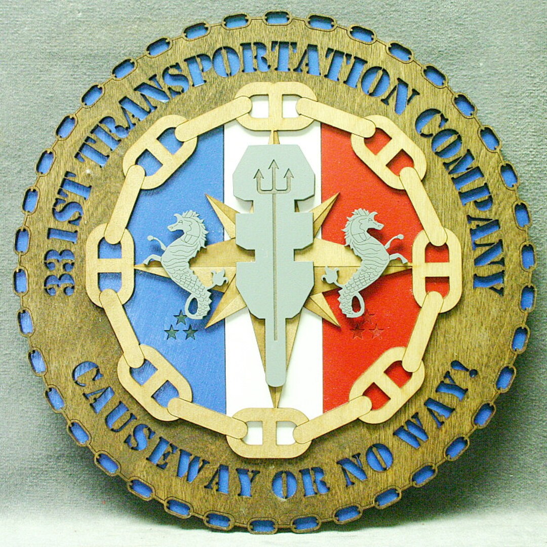 Custom 12" Wood Army 331st Transportation Company Wall Tribute - FREE ...