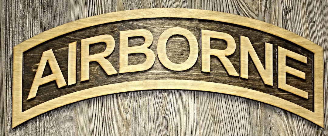 Large 18 Inch Airborne Tab - Etsy