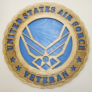 12" and 18" Air Force Wings Veteran Wall Tribute - Etsy