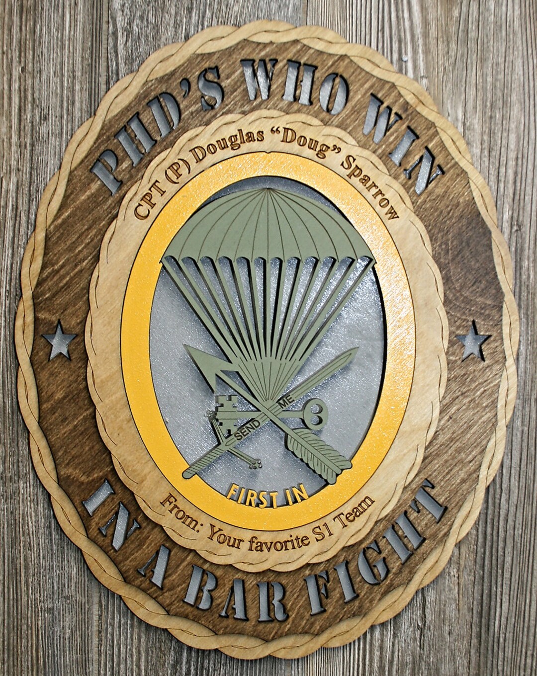 Army USASOC Wall Tribute - Etsy