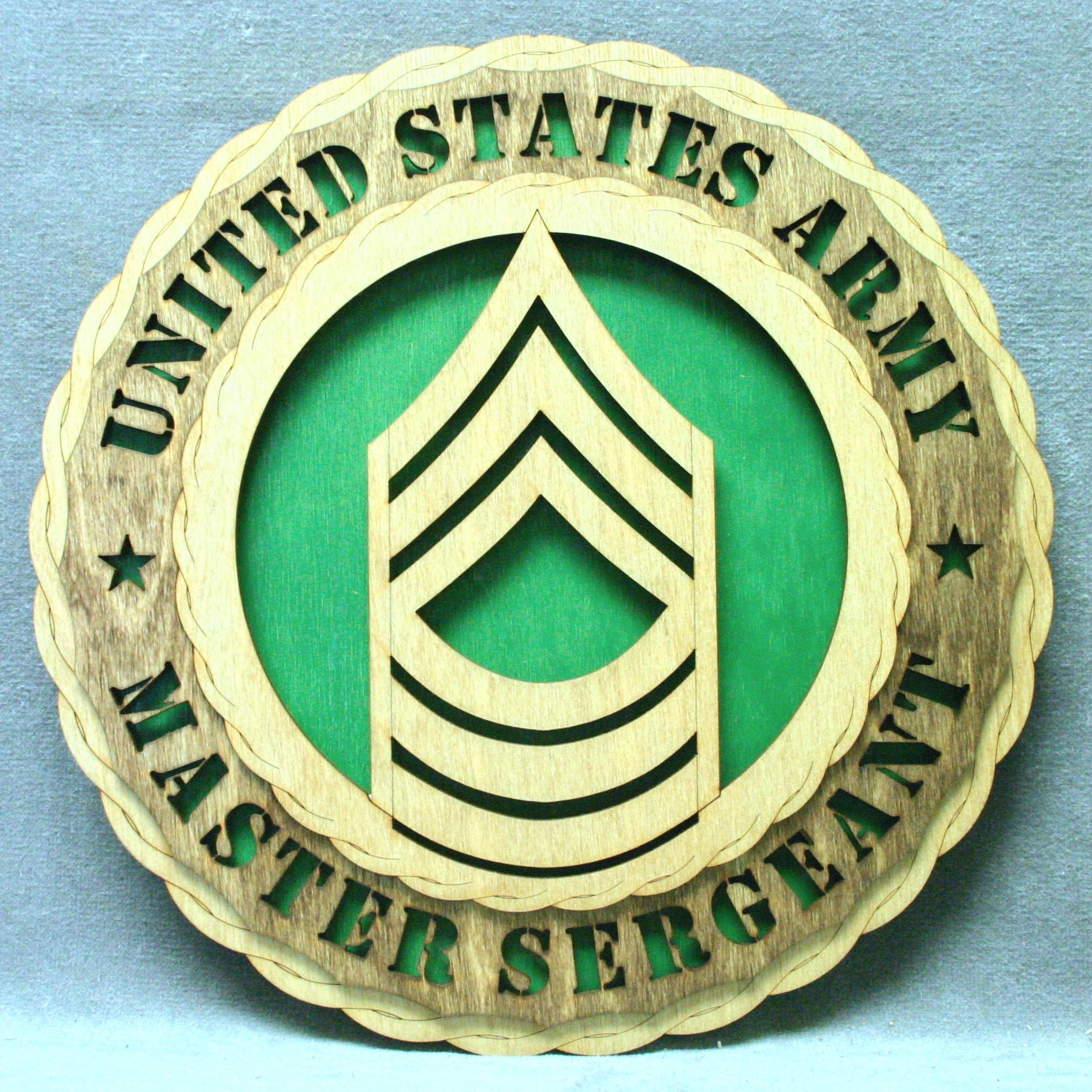 Custom 12 Wood US Army Master Sergeant Wall Tribute - Etsy