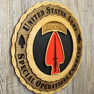 Special Operations Command Wall Tribute - Etsy